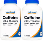 Nutricost caffeine capsules for energy