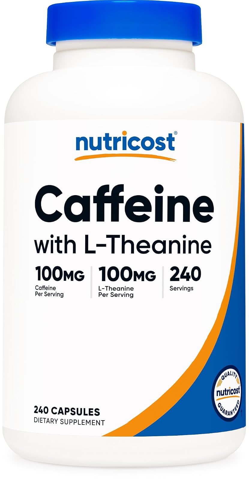Nutricost caffeine with l-theanine capsules