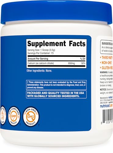 Nutricost calcium citrate for active lifestyles