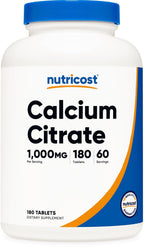 Nutricost Calcium Citrate tablets for bone health
