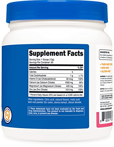 Nutricost calcium for daily wellness