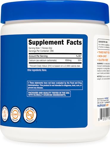 Nutricost calcium for healthy lifestyle