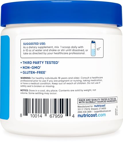 Nutricost calcium for keto diets