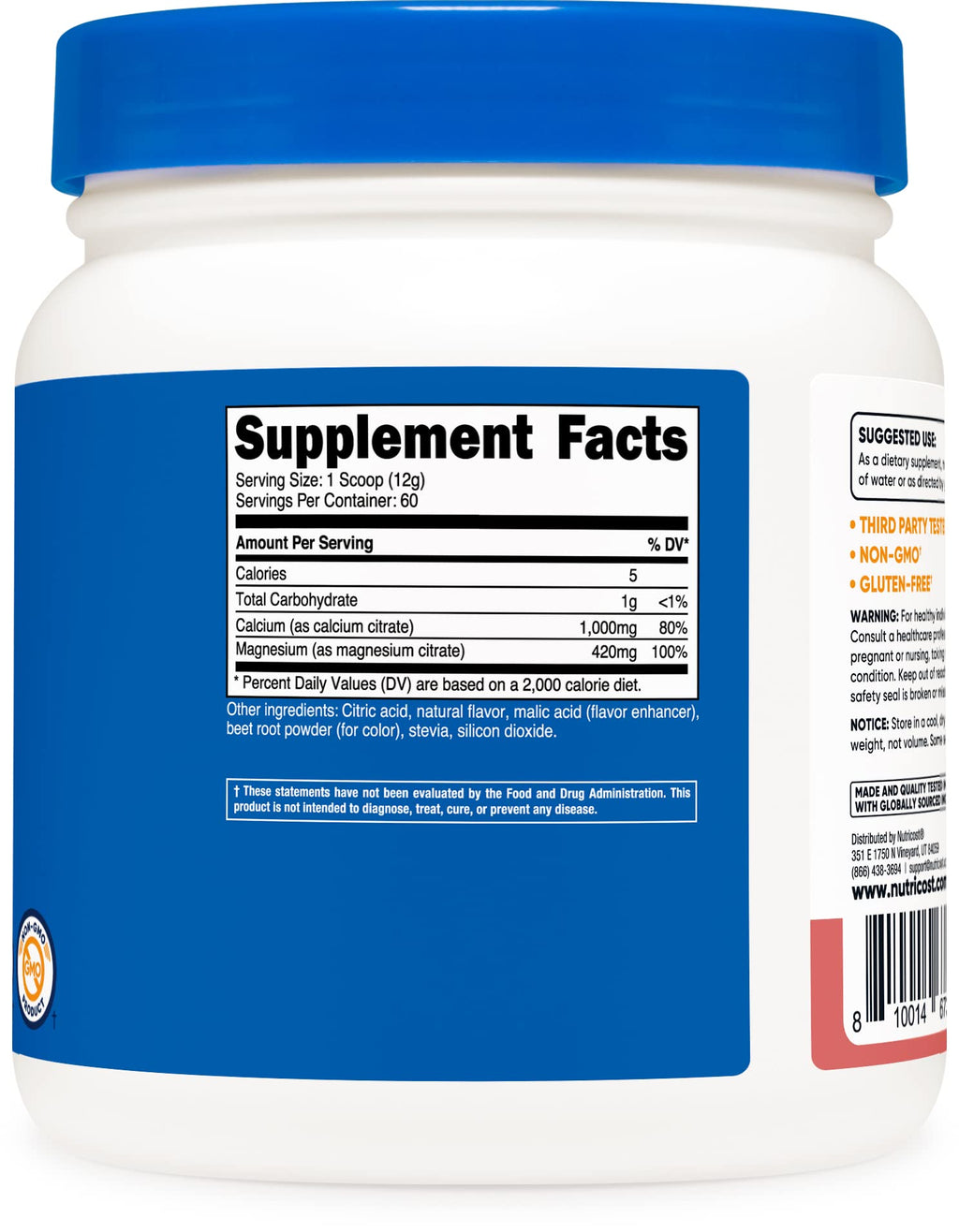 Nutricost calcium for strong bones