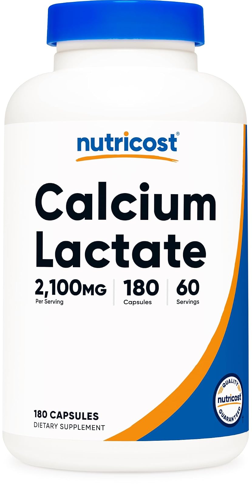 Nutricost calcium lactate supplement capsules
