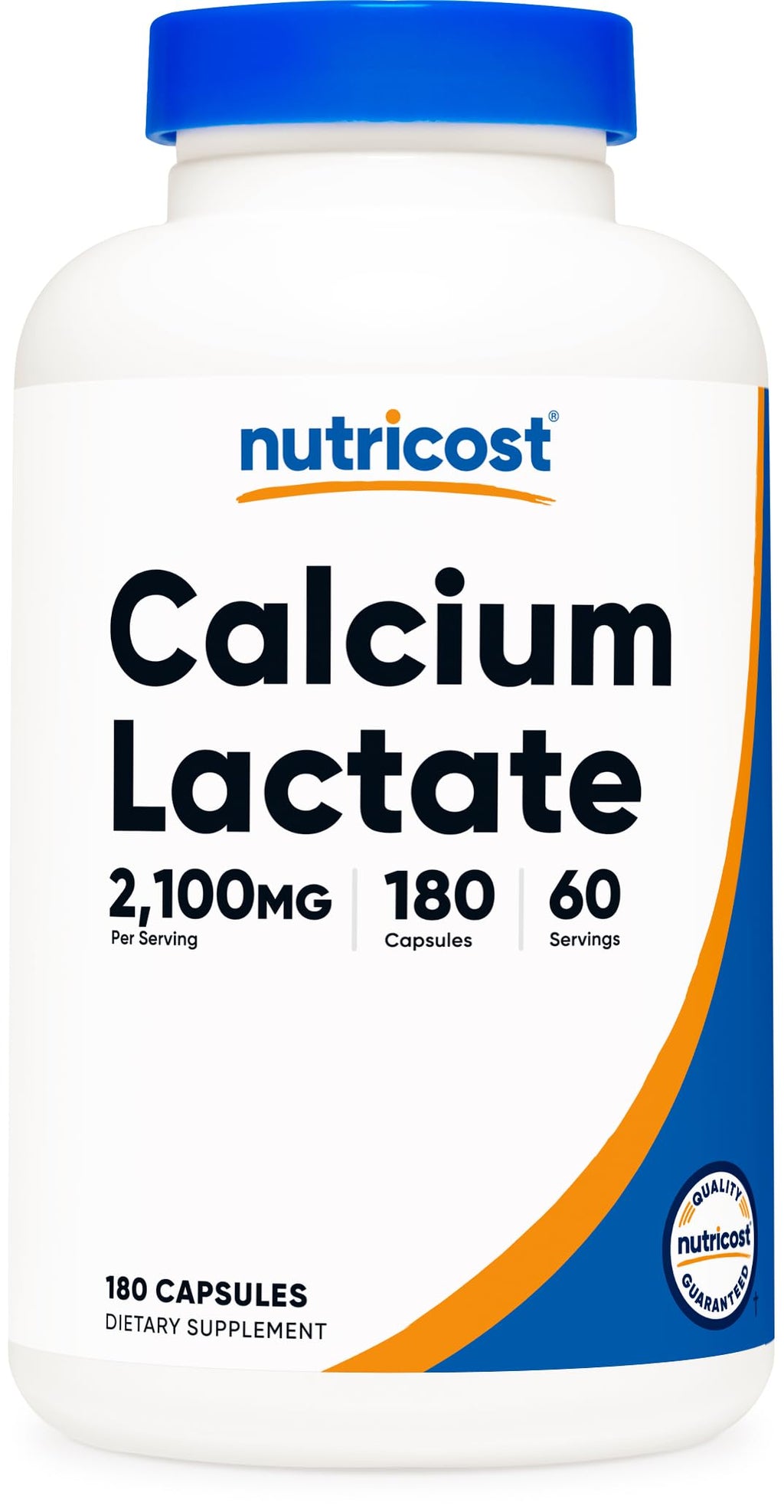 Nutricost calcium lactate vegan capsules