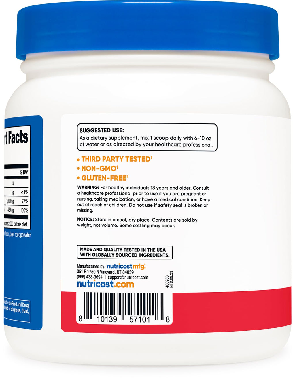 Nutricost calcium magnesium for active lifestyle