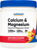 Nutricost calcium magnesium powder benefits