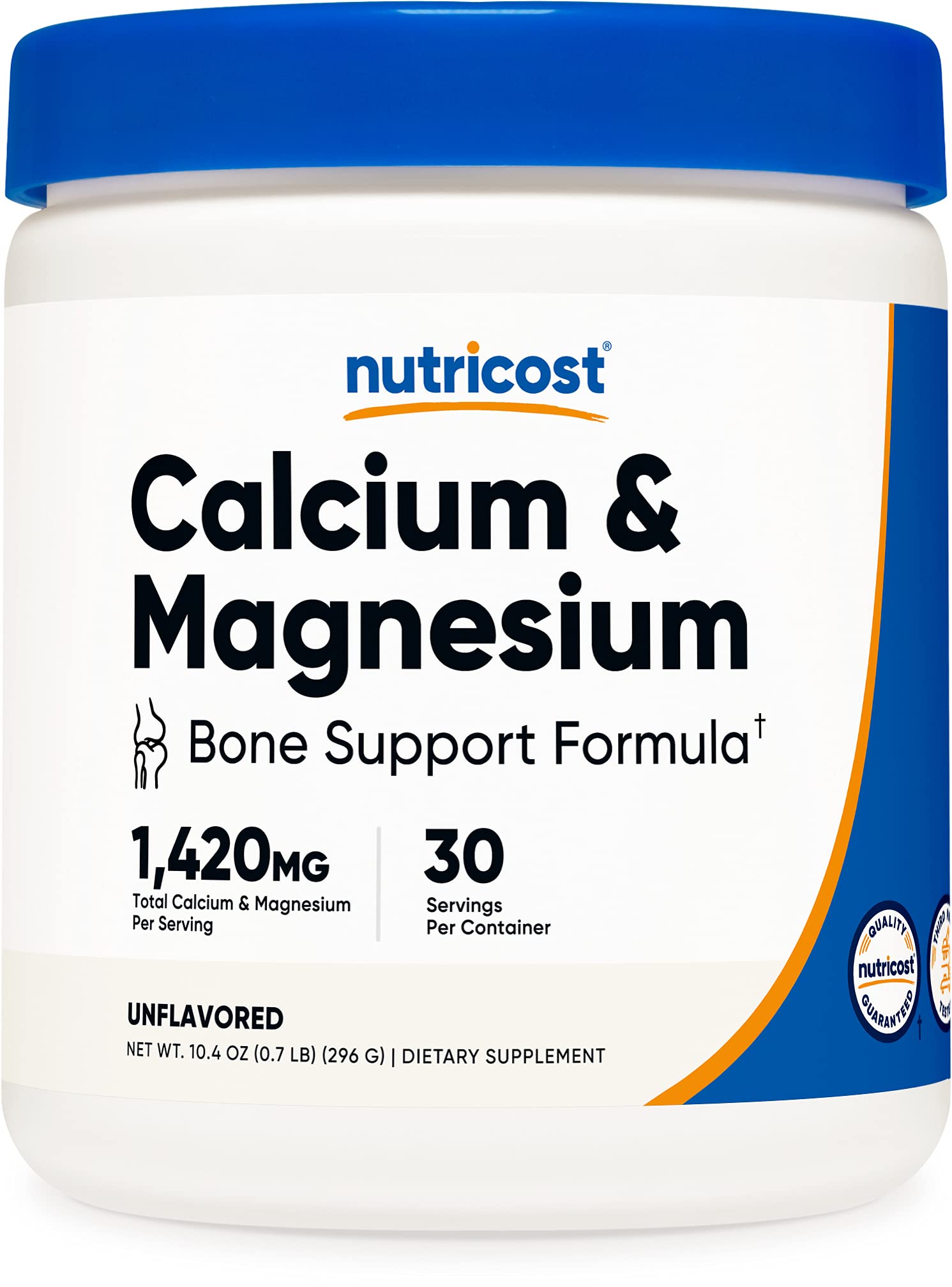 Nutricost calcium magnesium powder supplement