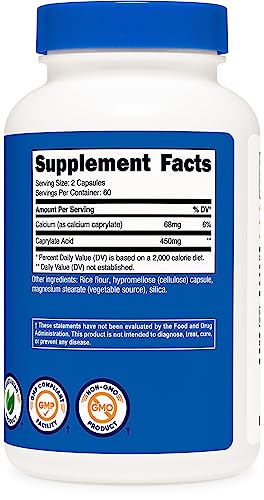 Nutricost Caprylic Acid for overall health