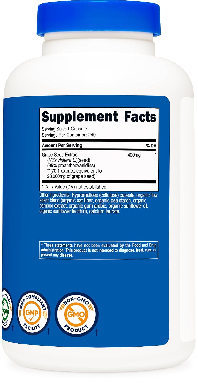 Nutricost capsules for daily nutrition