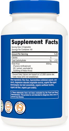 Nutricost capsules for natural beauty
