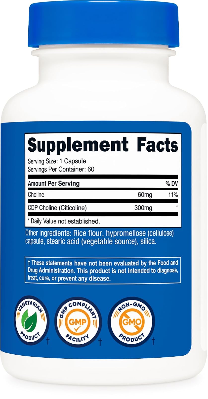 Nutricost CDP Choline for mental clarity