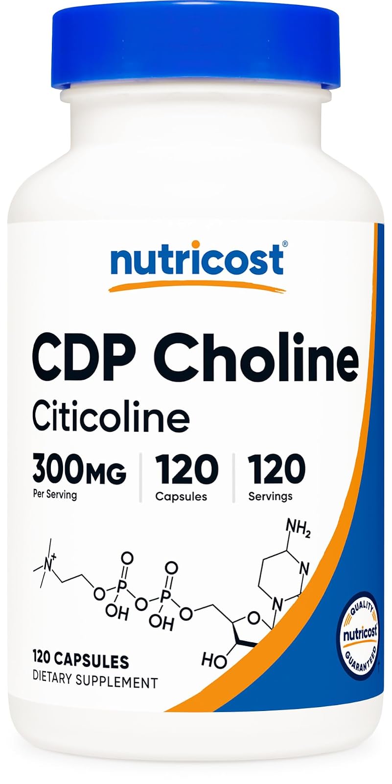 Nutricost CDP Choline vegetarian capsules