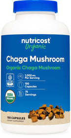Nutricost chaga mushroom capsules