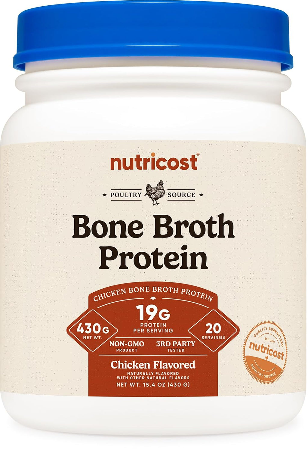 Nutricost chicken bone broth protein