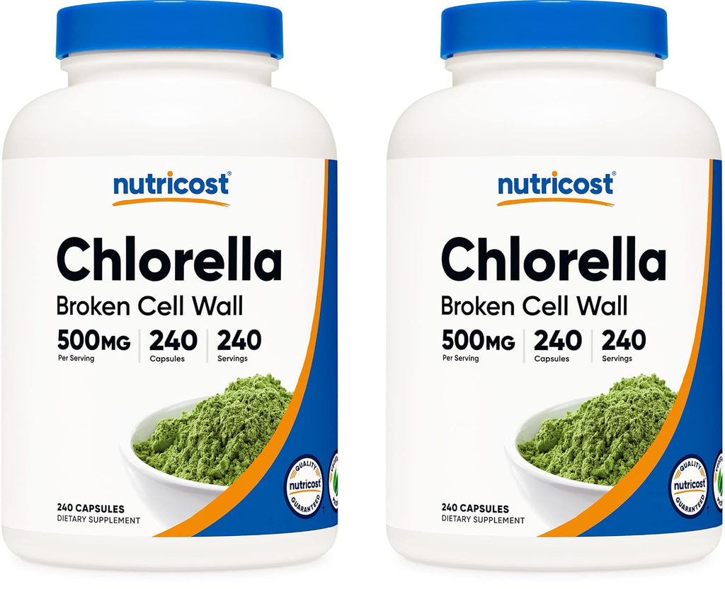 Nutricost chlorella capsules for detox