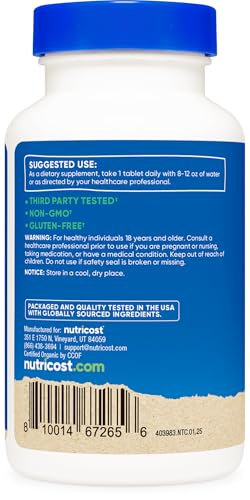 Nutricost chlorella for immune support