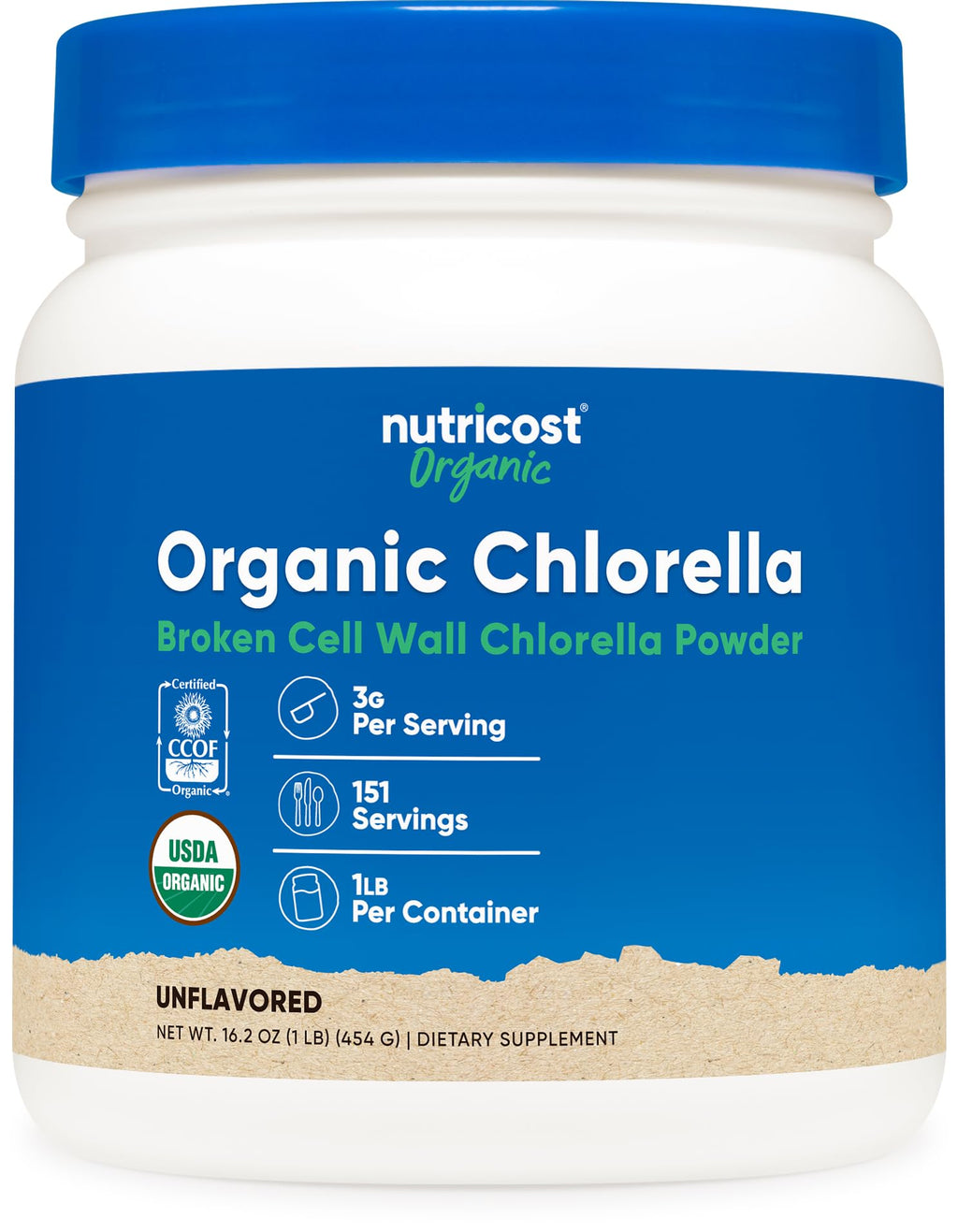 Nutricost chlorella powder for health