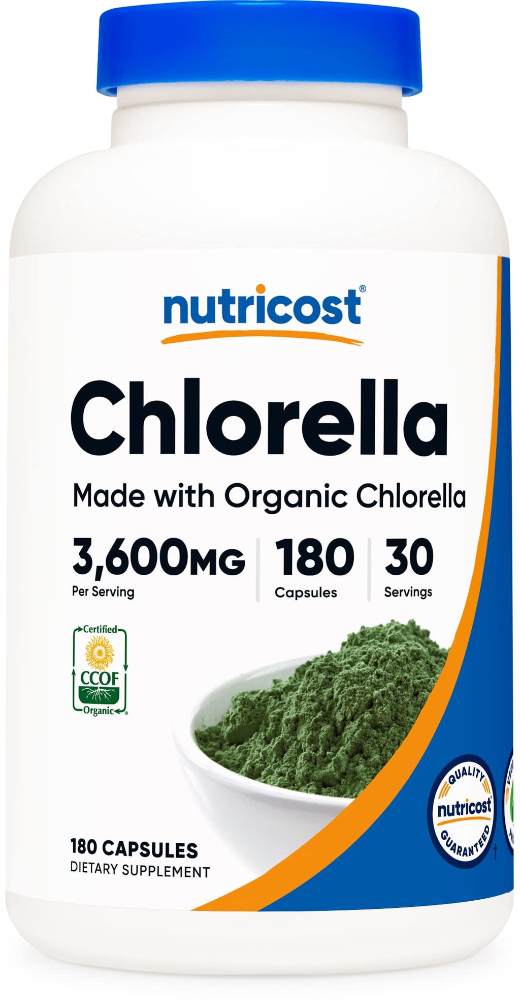 Nutricost chlorella supplement capsules