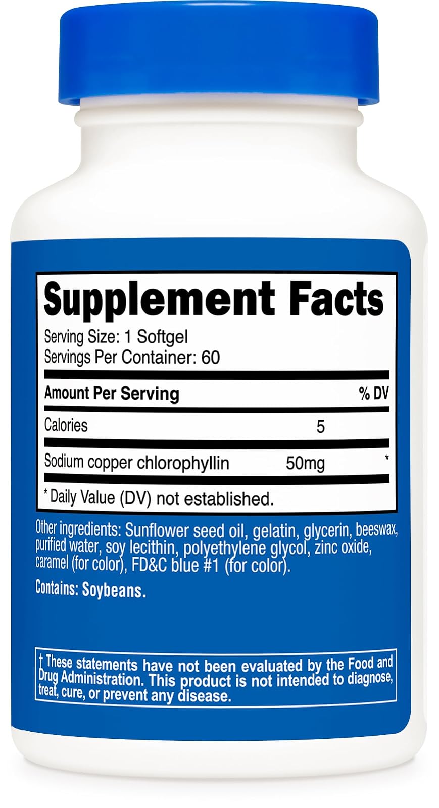 Nutricost chlorophyll softgels for daily wellness
