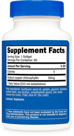 Nutricost chlorophyll softgels for daily wellness