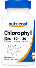 Nutricost chlorophyll softgels for detox