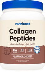 Nutricost chocolate collagen peptides powder
