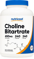 Nutricost Choline Bitartrate capsules