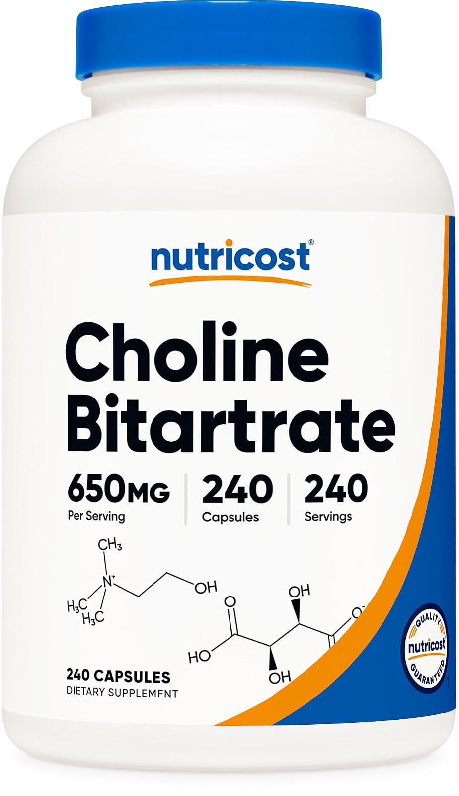 Nutricost Choline Bitartrate capsules