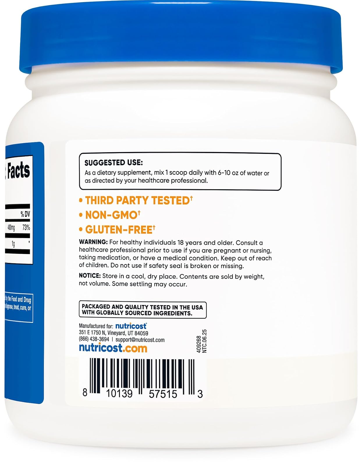 Nutricost Choline for cognitive support