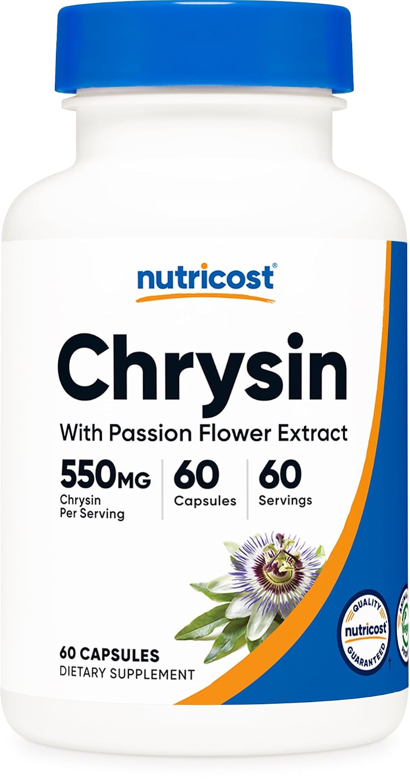 Nutricost Chrysin 550 mg capsules