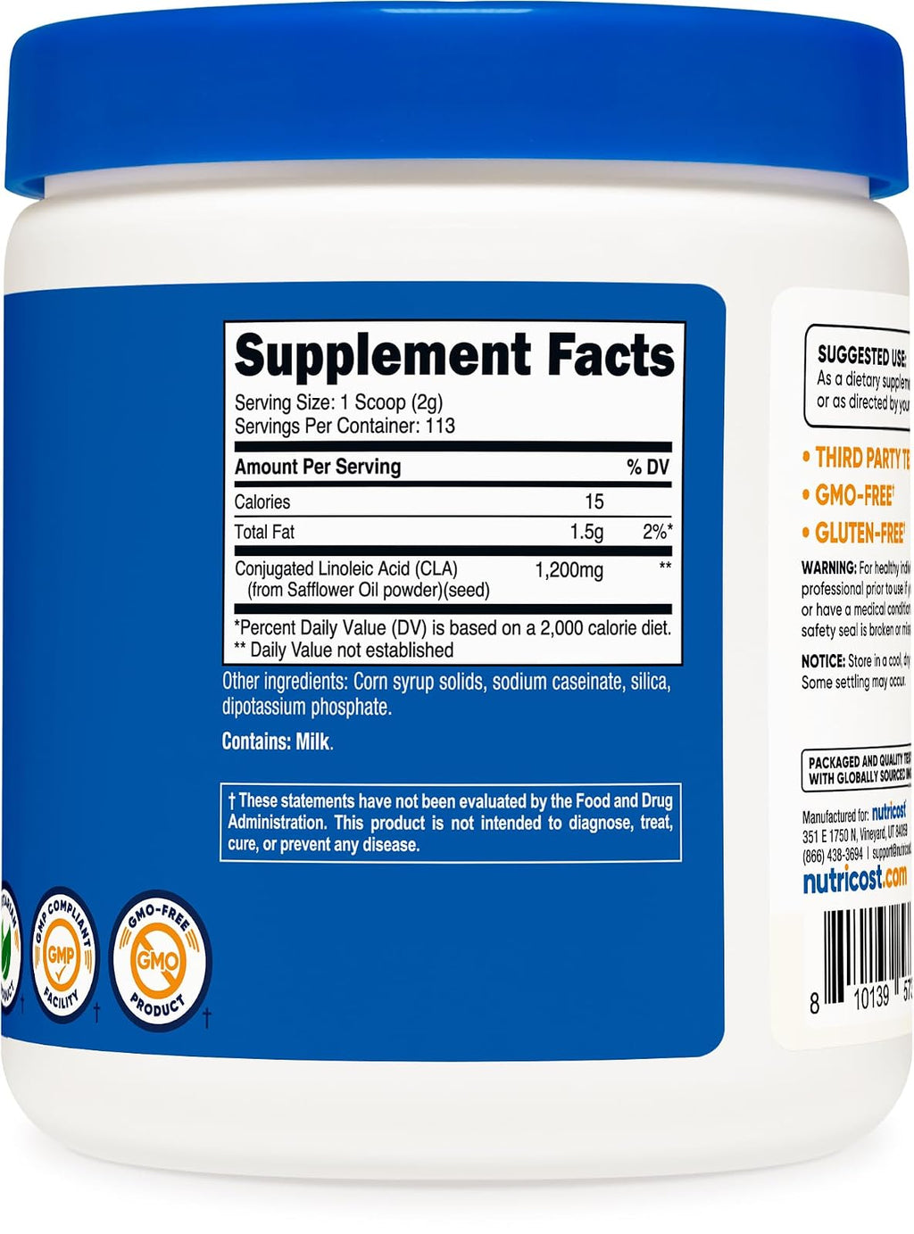 Nutricost CLA supplement for body composition