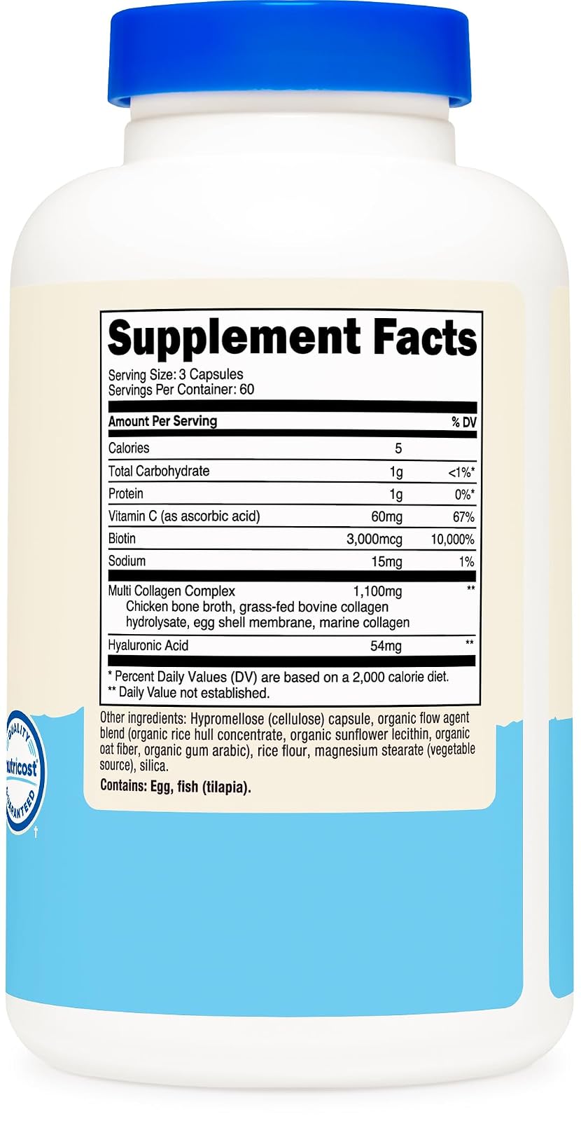 Nutricost collagen capsules for daily wellness