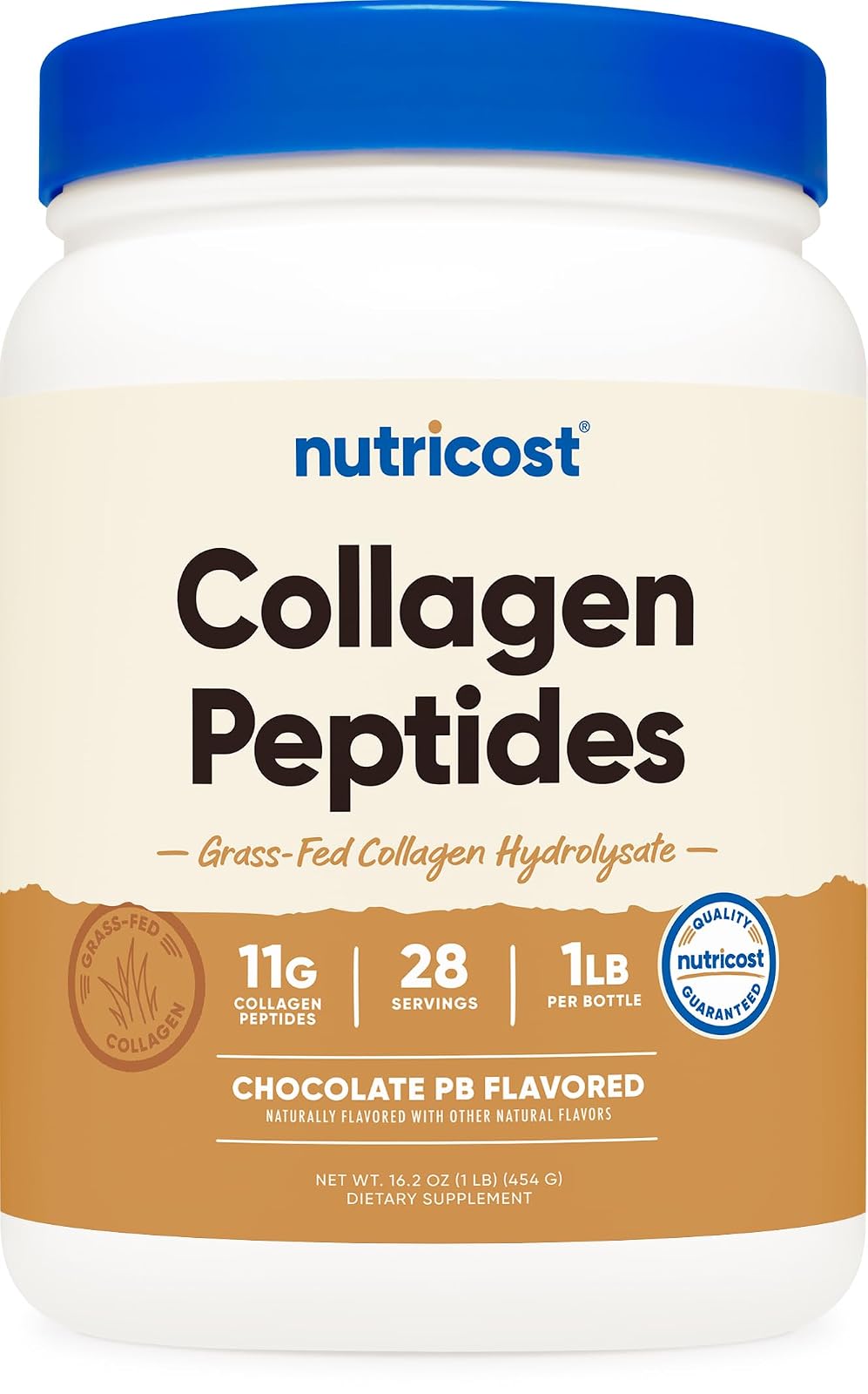 Nutricost collagen peptides powder chocolate