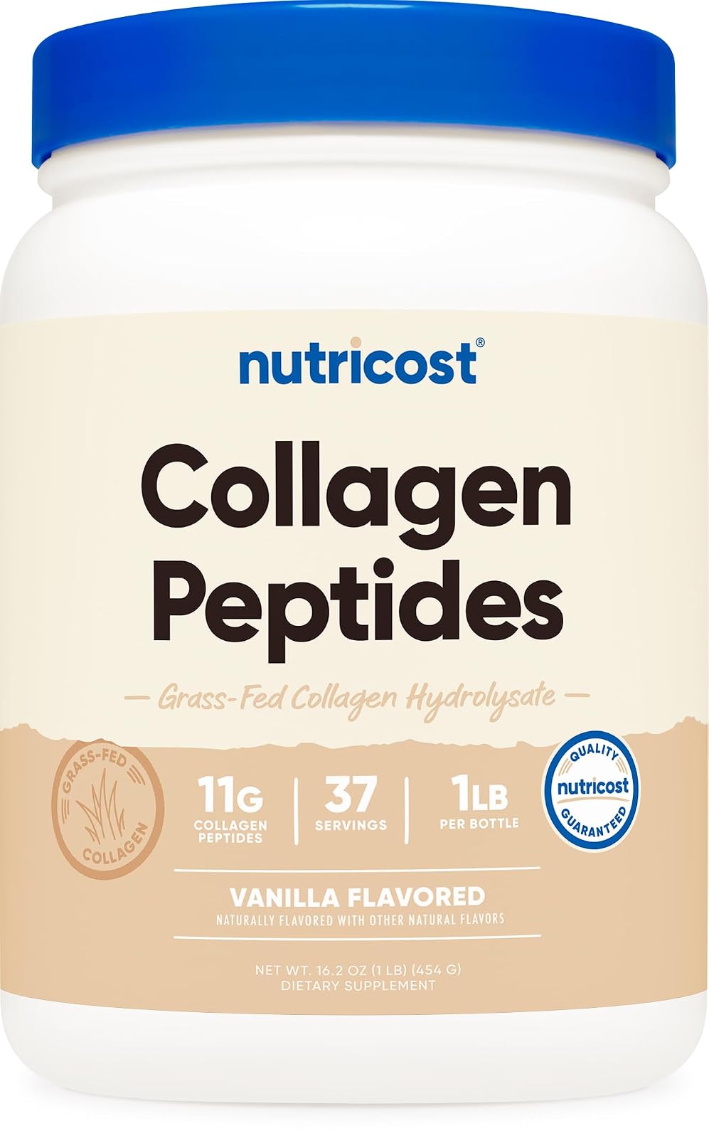 Nutricost collagen peptides powder vanilla