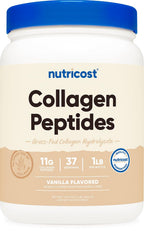 Nutricost collagen peptides powder vanilla