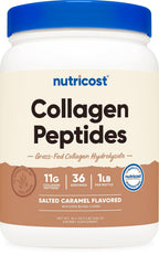 Nutricost collagen peptides salted caramel