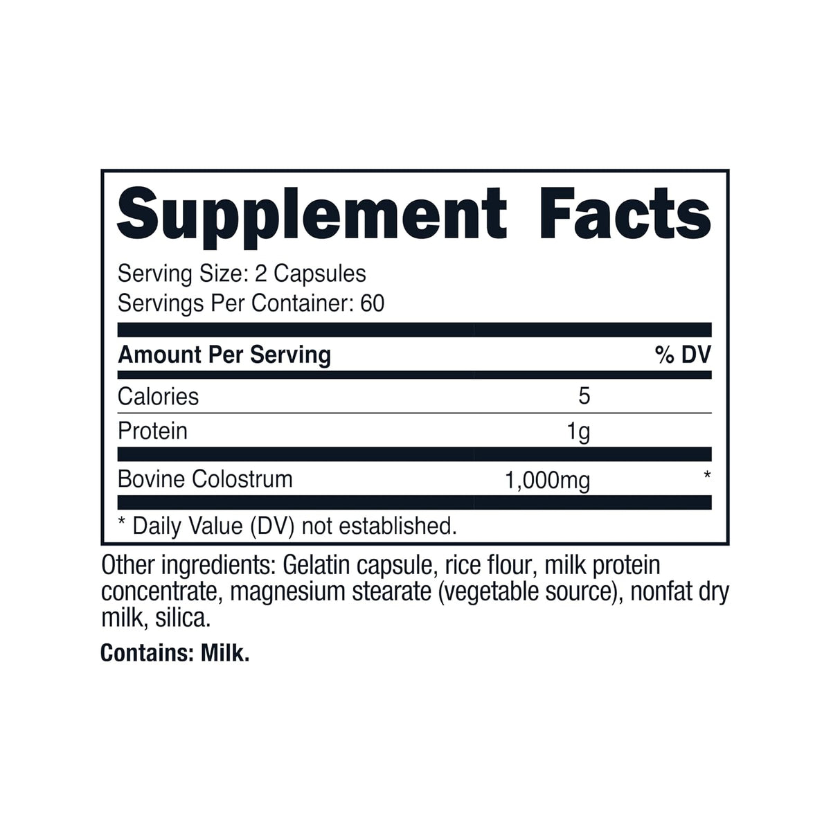 Nutricost colostrum for kids' nutrition