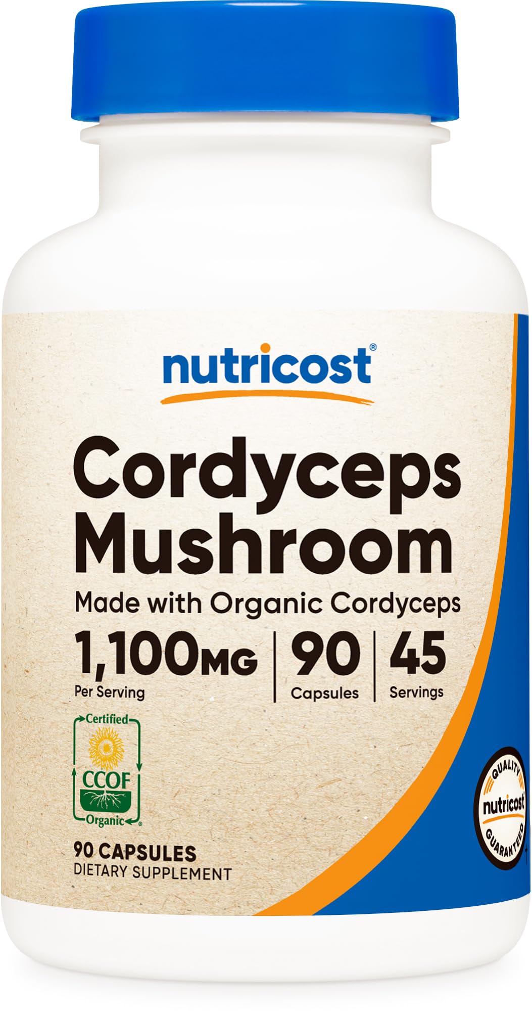 Nutricost Cordyceps mushroom capsules benefits