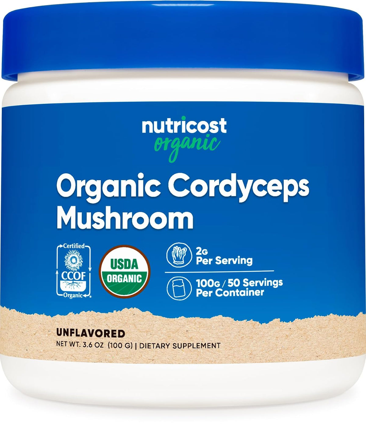 Nutricost cordyceps powder for energy