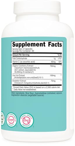 Nutricost cranberry extract antioxidant support