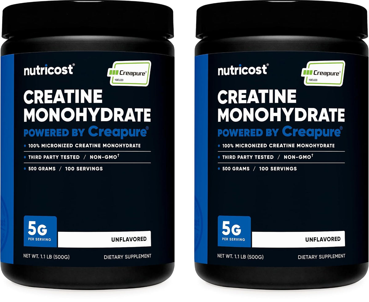 Nutricost Creapure creatine monohydrate powder