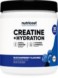 Nutricost creatine monohydrate blue raspberry flavour