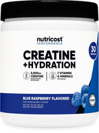 Nutricost creatine monohydrate blue raspberry flavour