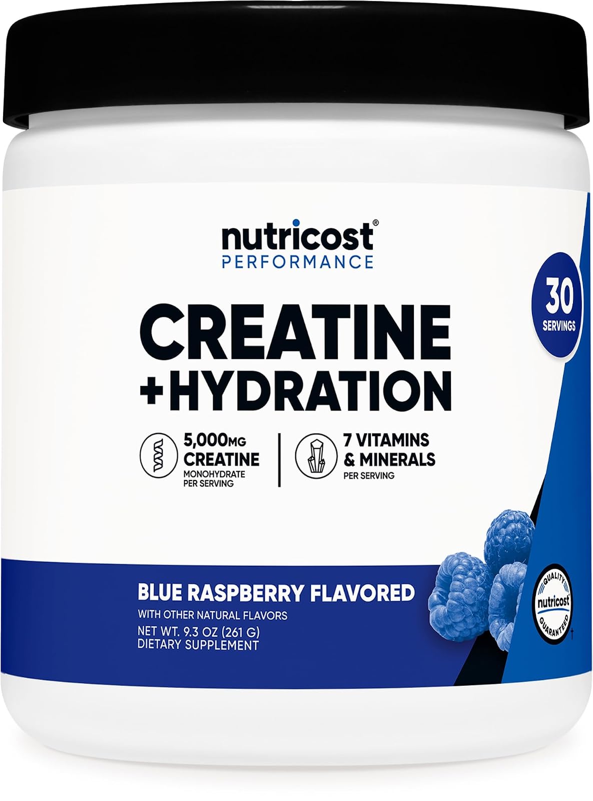 Nutricost creatine monohydrate blue raspberry flavour