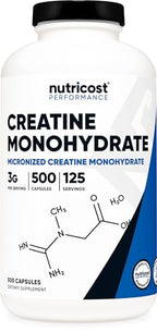 Nutricost creatine monohydrate capsules