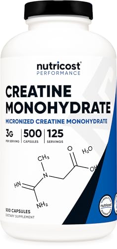 Nutricost creatine monohydrate capsules