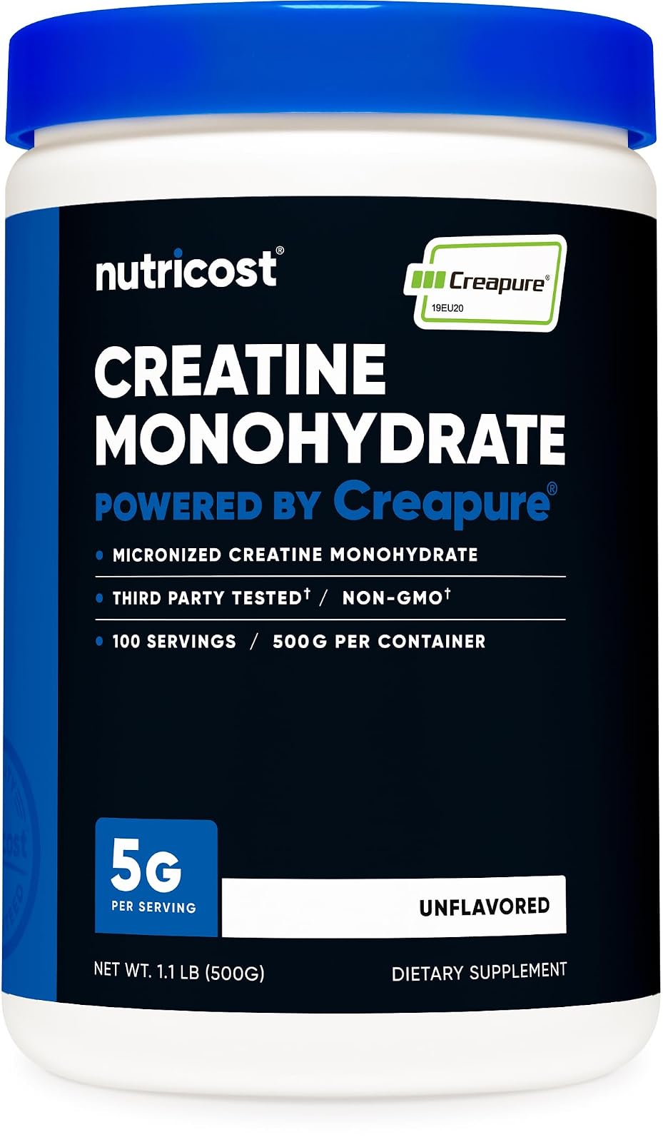 Nutricost creatine monohydrate powder