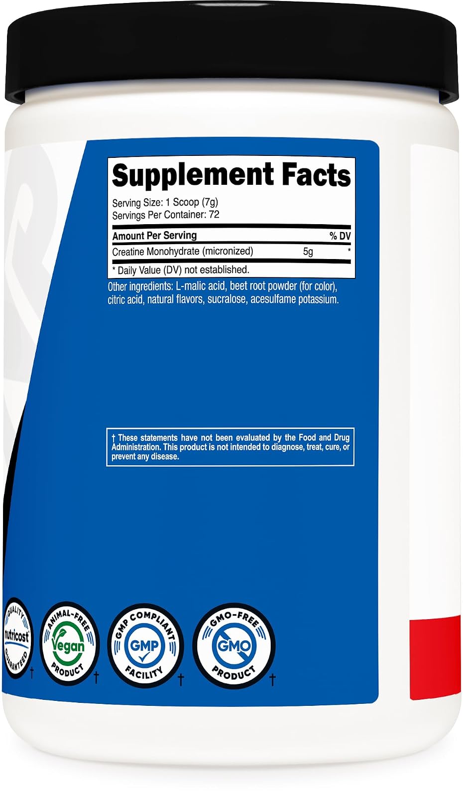 Nutricost creatine powder for athletes